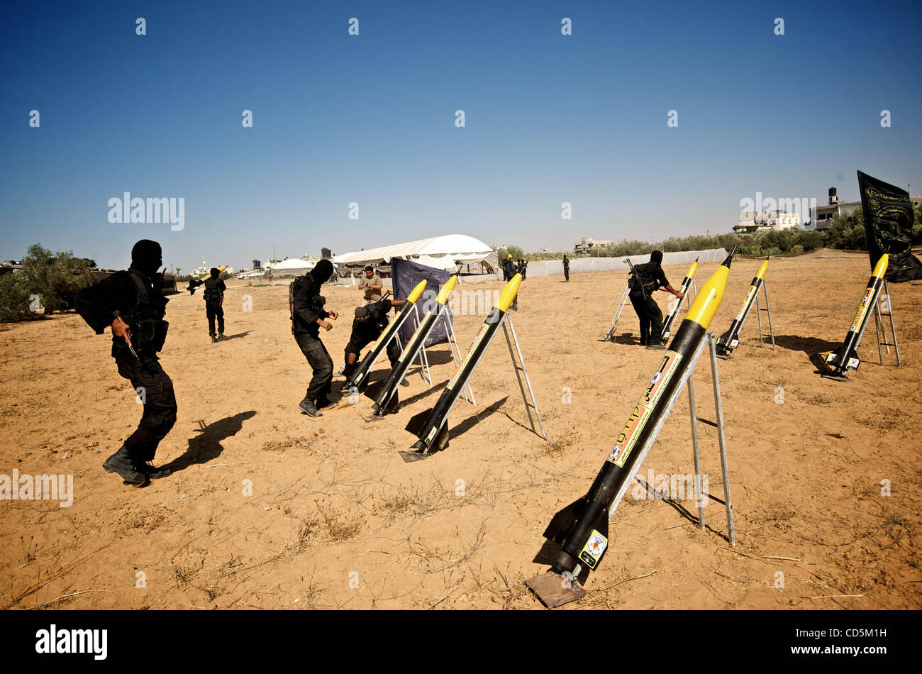Islamic Jihad terrorist training, southern Gaza Strip, Palestinian ...