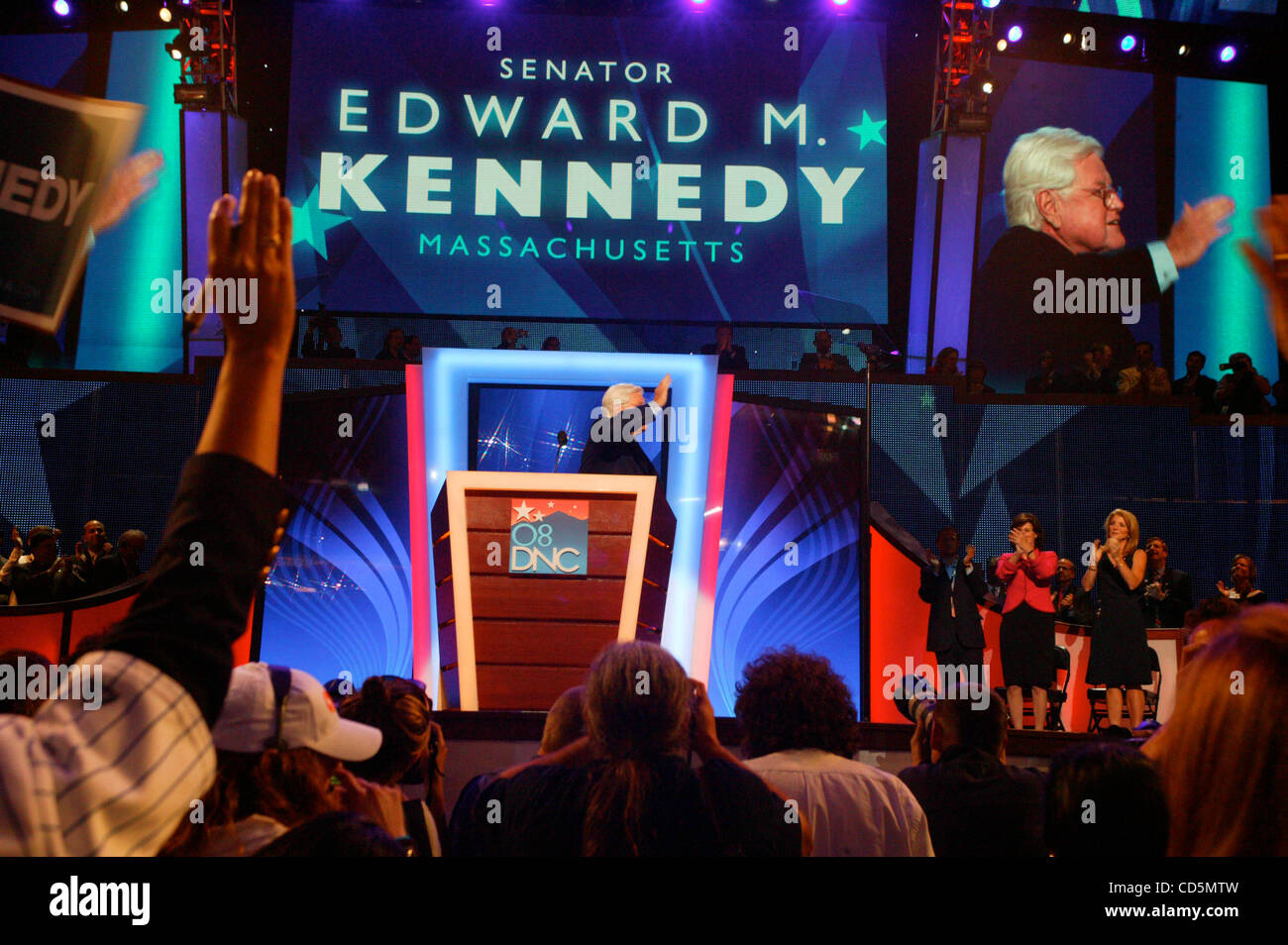 K59301BCO Opening Night of The Democratic National Convention in Denver ...
