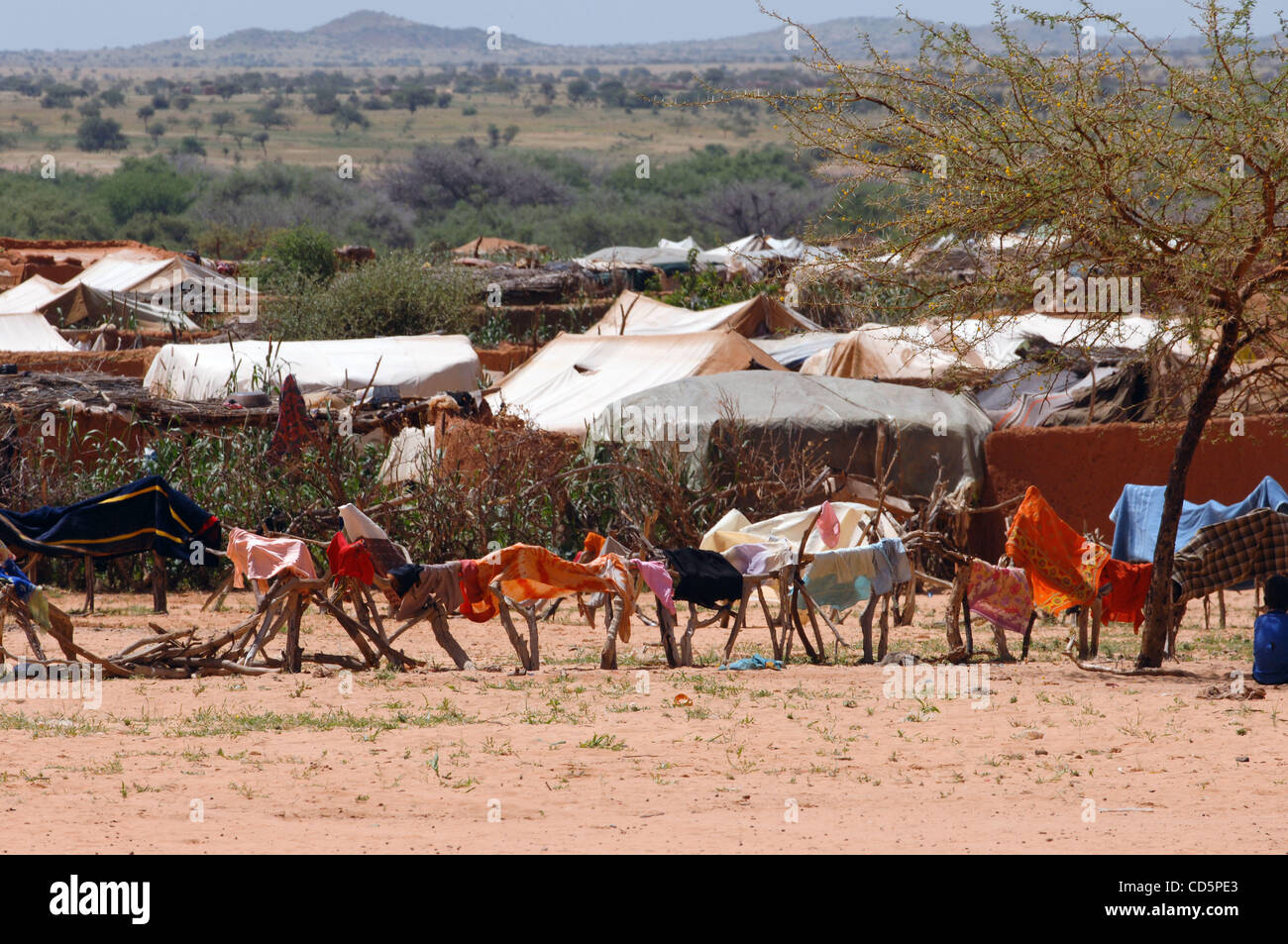 Sep 17, 2008 - Chad - Touloum Sudanese refugee camp in east Chad ...