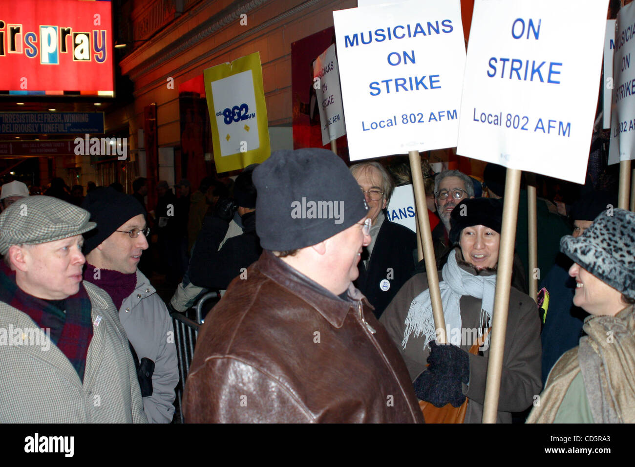 Mar. 7, 2003 - New York, New York, U.S. - K29497RM.BROADWAY MUSICIANS ...