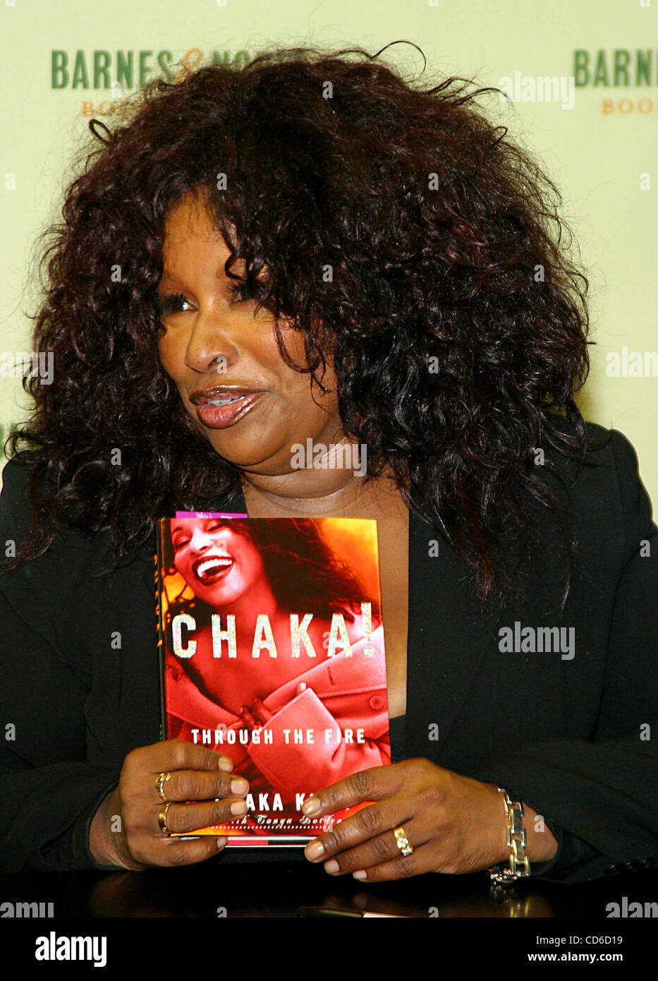 Oct. 15, 2003 - New York, New York, U.S. - K33471RM.CHAKA KHAN BOOK ...