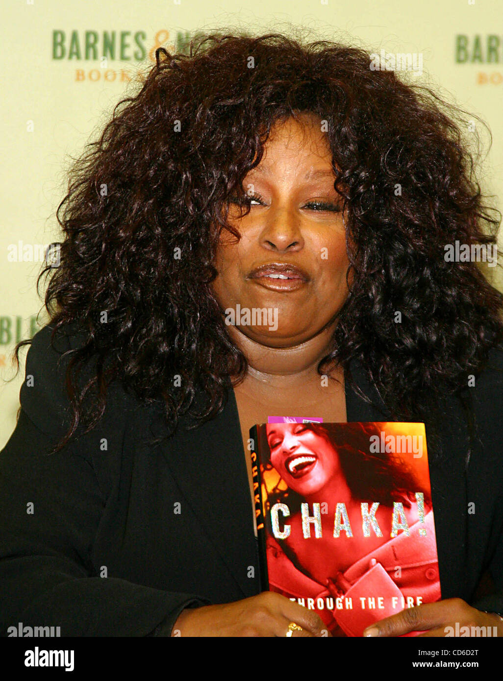 Oct. 15, 2003 - New York, New York, U.S. - K33471RM.CHAKA KHAN BOOK ...