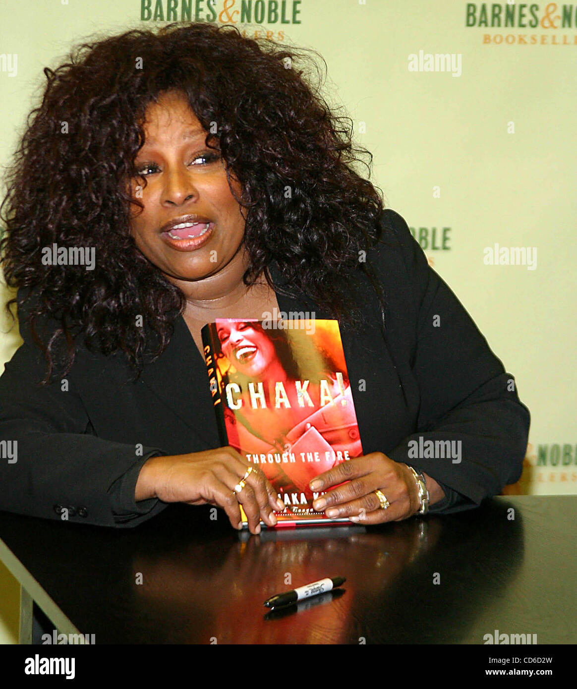 Oct. 15, 2003 - New York, New York, U.S. - K33471RM.CHAKA KHAN BOOK ...