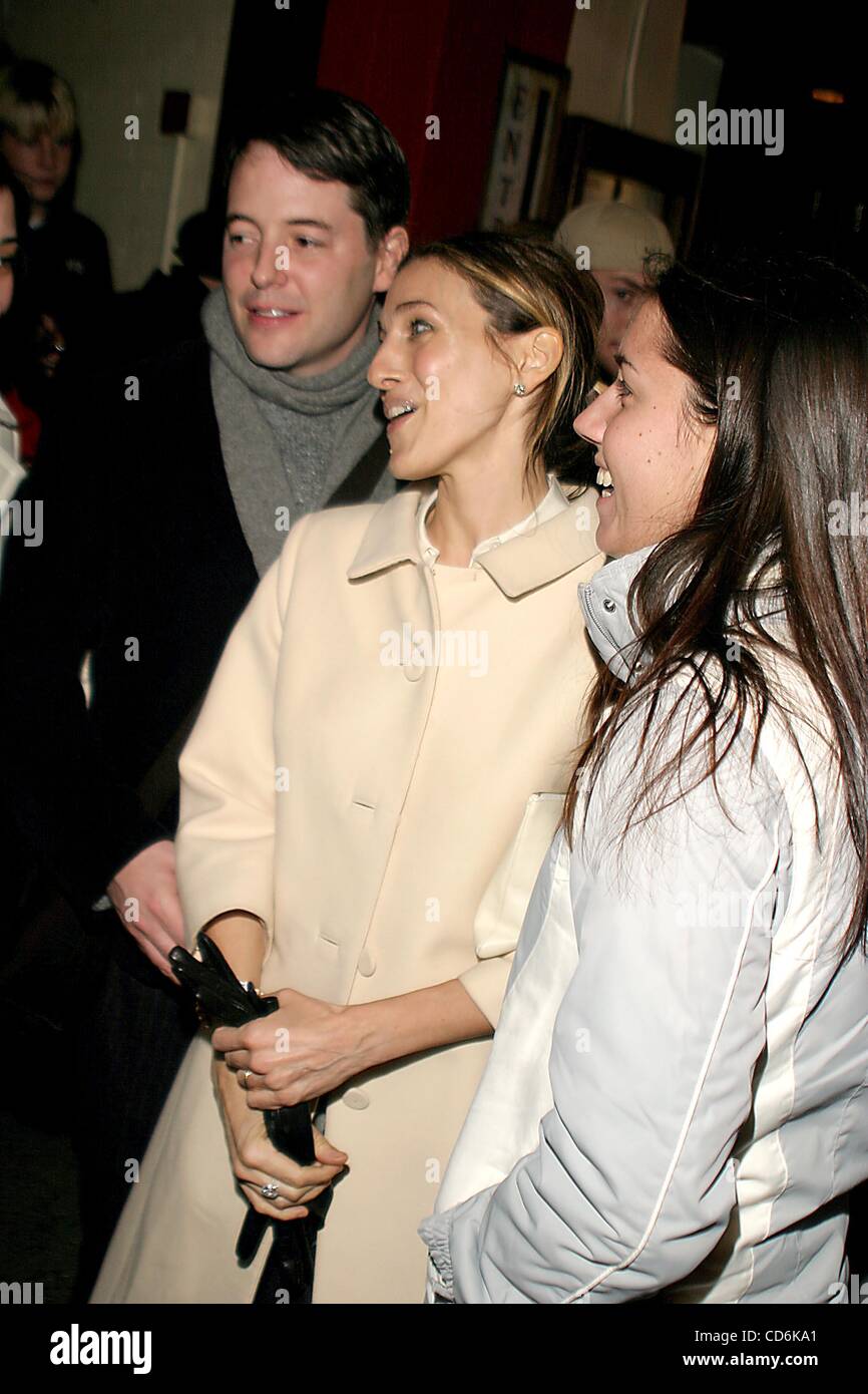 Dec. 31, 2003 - New York, New York, U.S. - K34744RM.MATTHEW BRODERICK ...