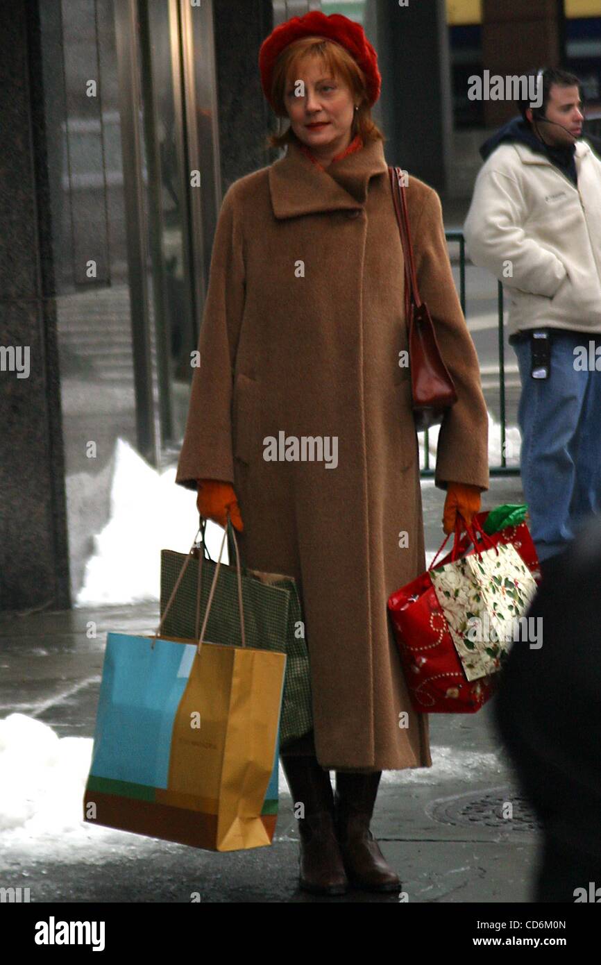 Jan. 12, 2004 - New York, New York, U.S. - K34842RM.SUSAN SARANDON FILM ...