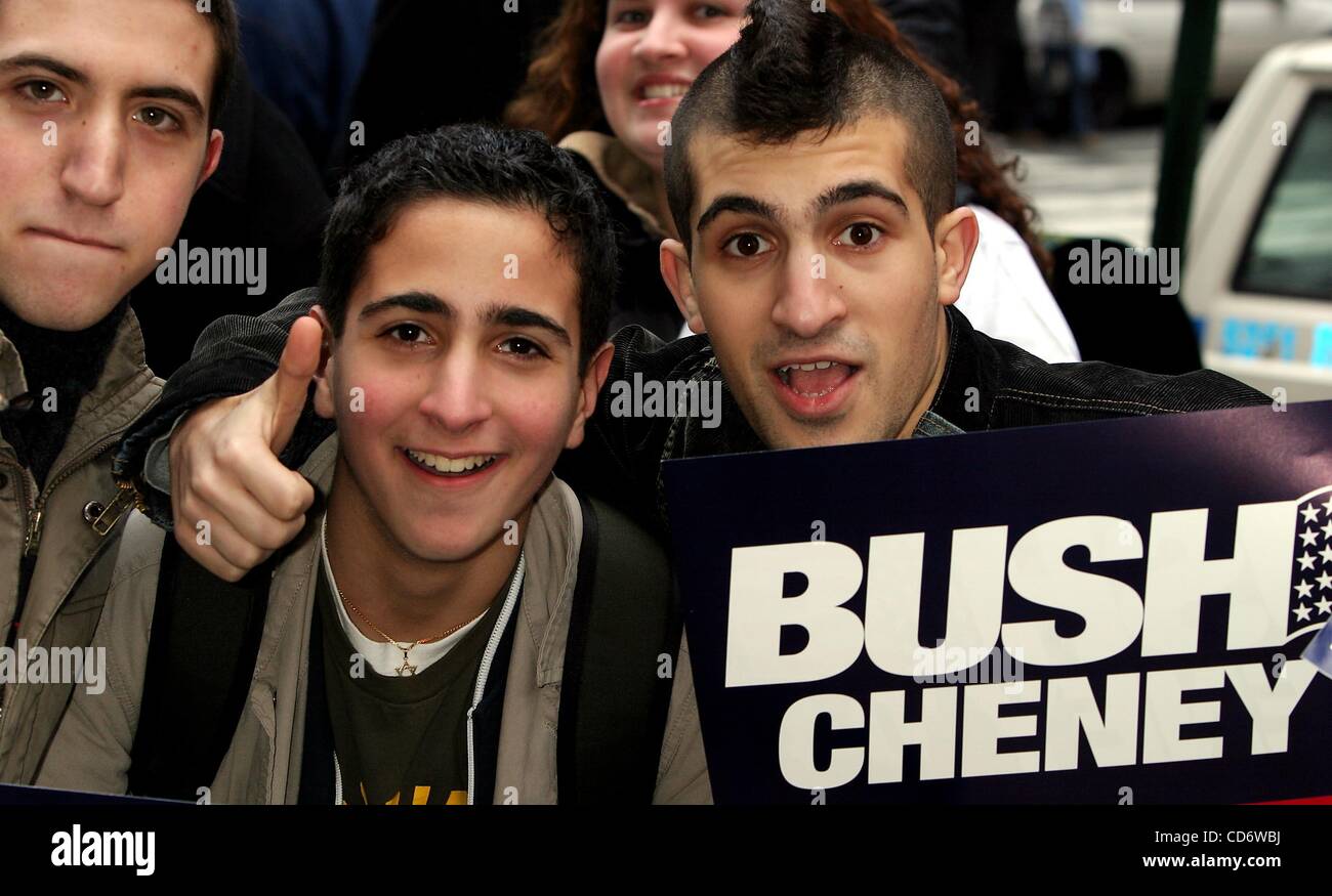 Mar. 25, 2004 - New York, New York, U.S. - K36313RM.RALLY OF BUSH ...