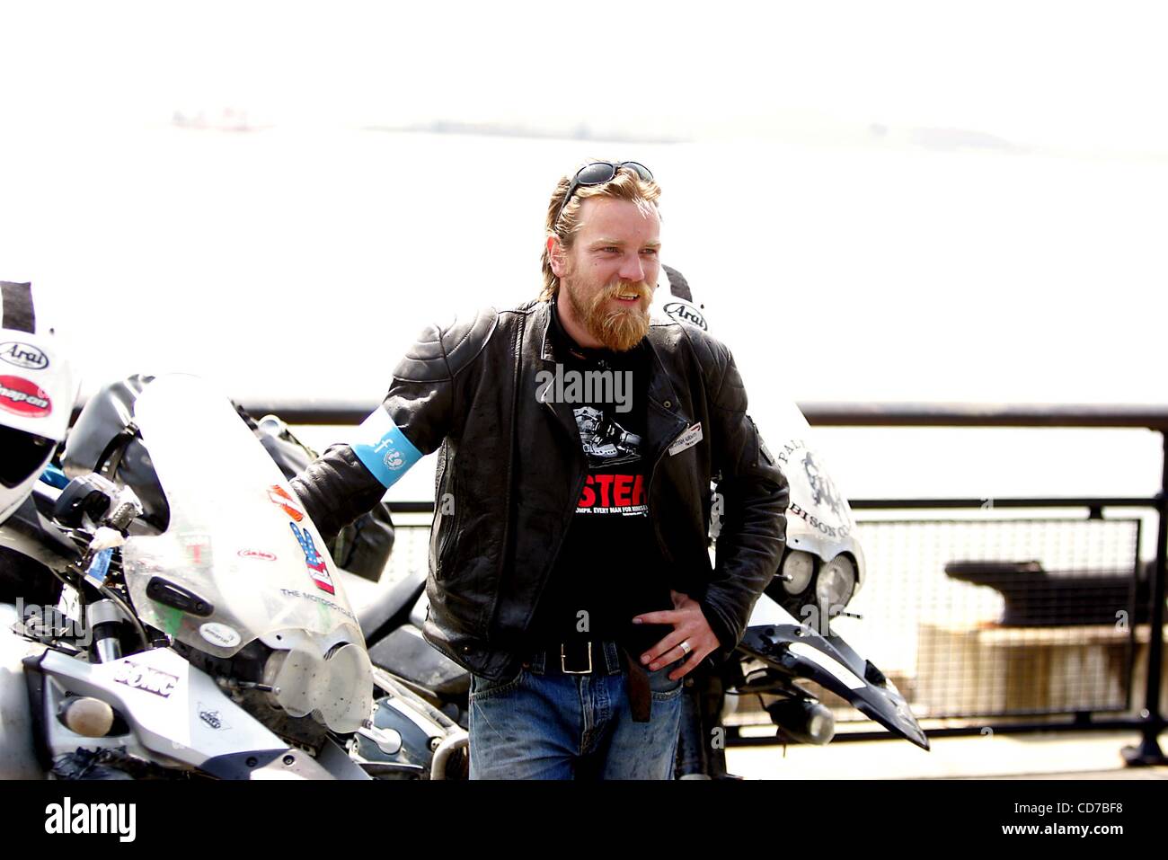 Ewan mcgregor motorcycle hi-res stock photography and images - Alamy