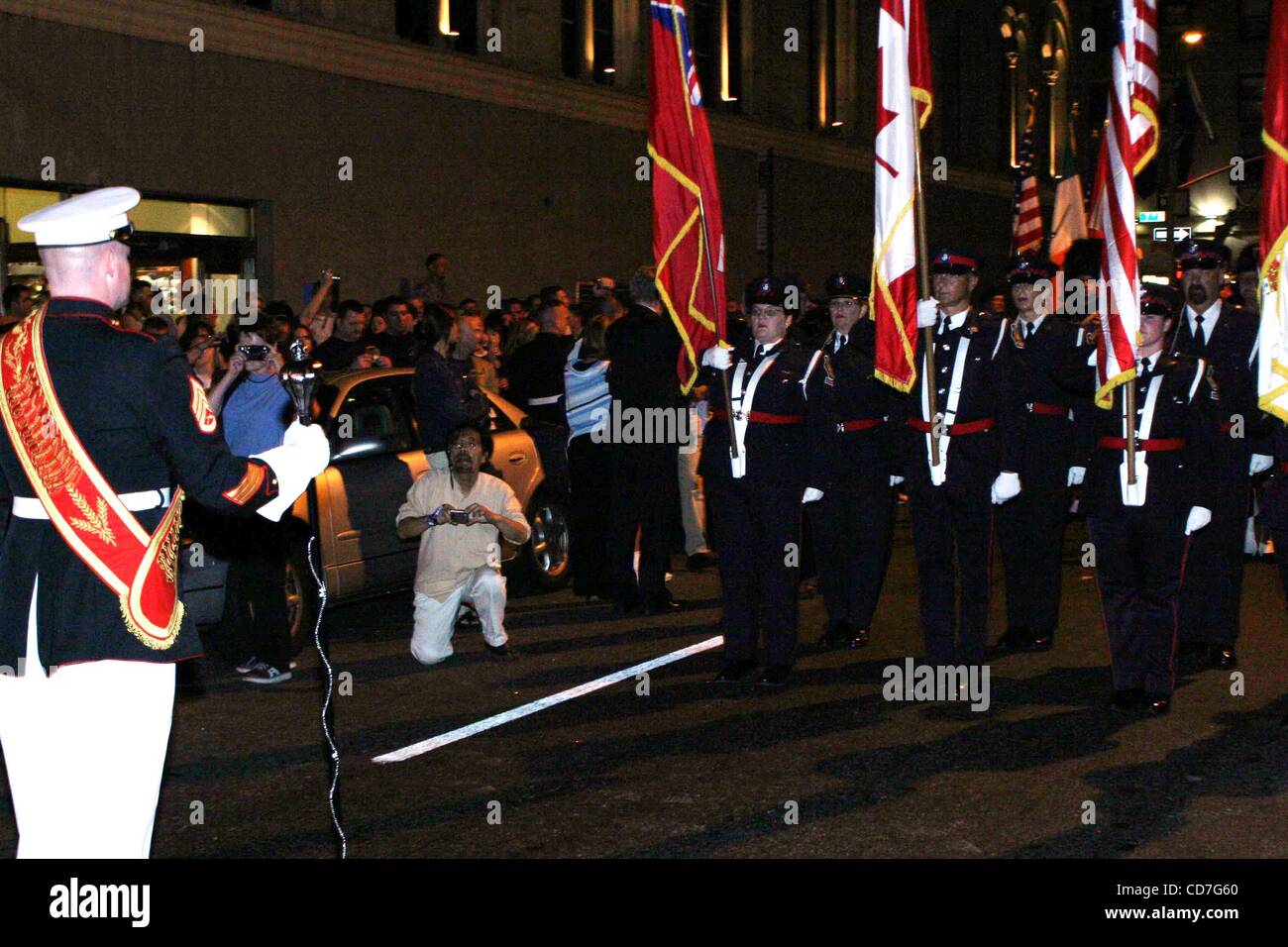 Sept. 11, 2004 - New York, New York, U.S. - K39313RM.U.S. MARINE BAND ...