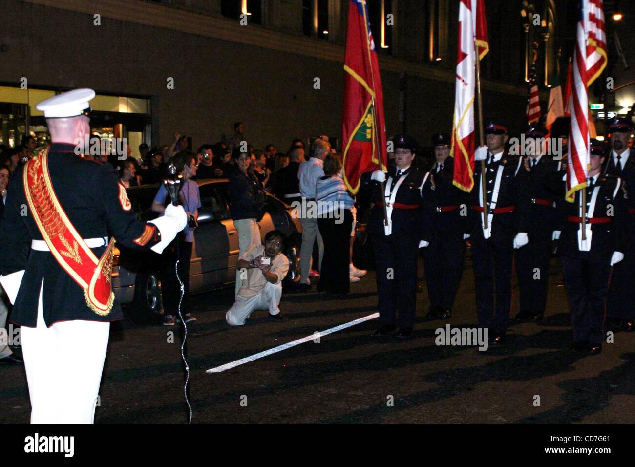 Sept. 11, 2004 - New York, New York, U.S. - K39313RM.U.S. MARINE BAND ...