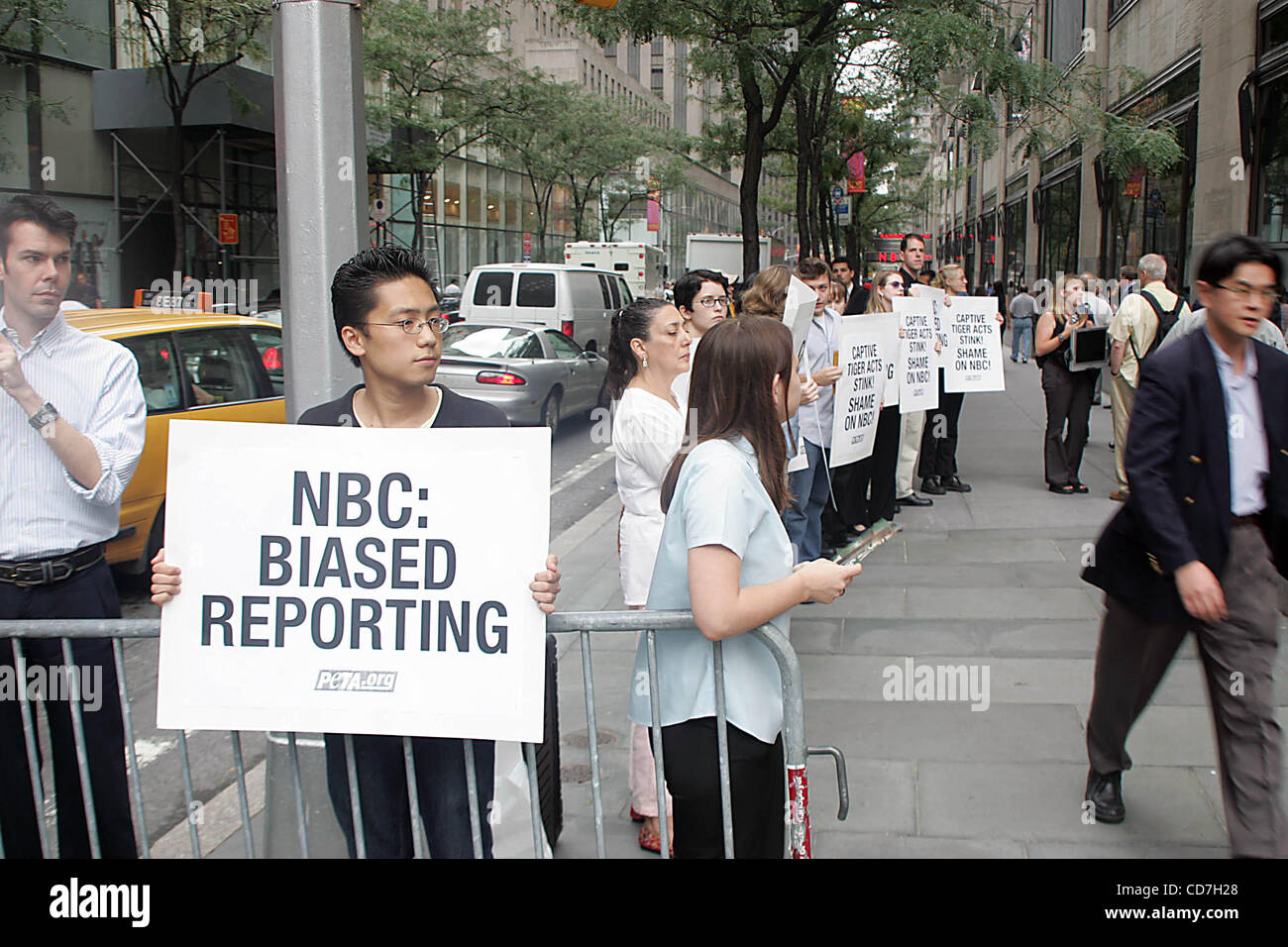 Sept. 18, 2004 - New York, New York, U.S. - K39537RM.PETA PROTESTERS ...