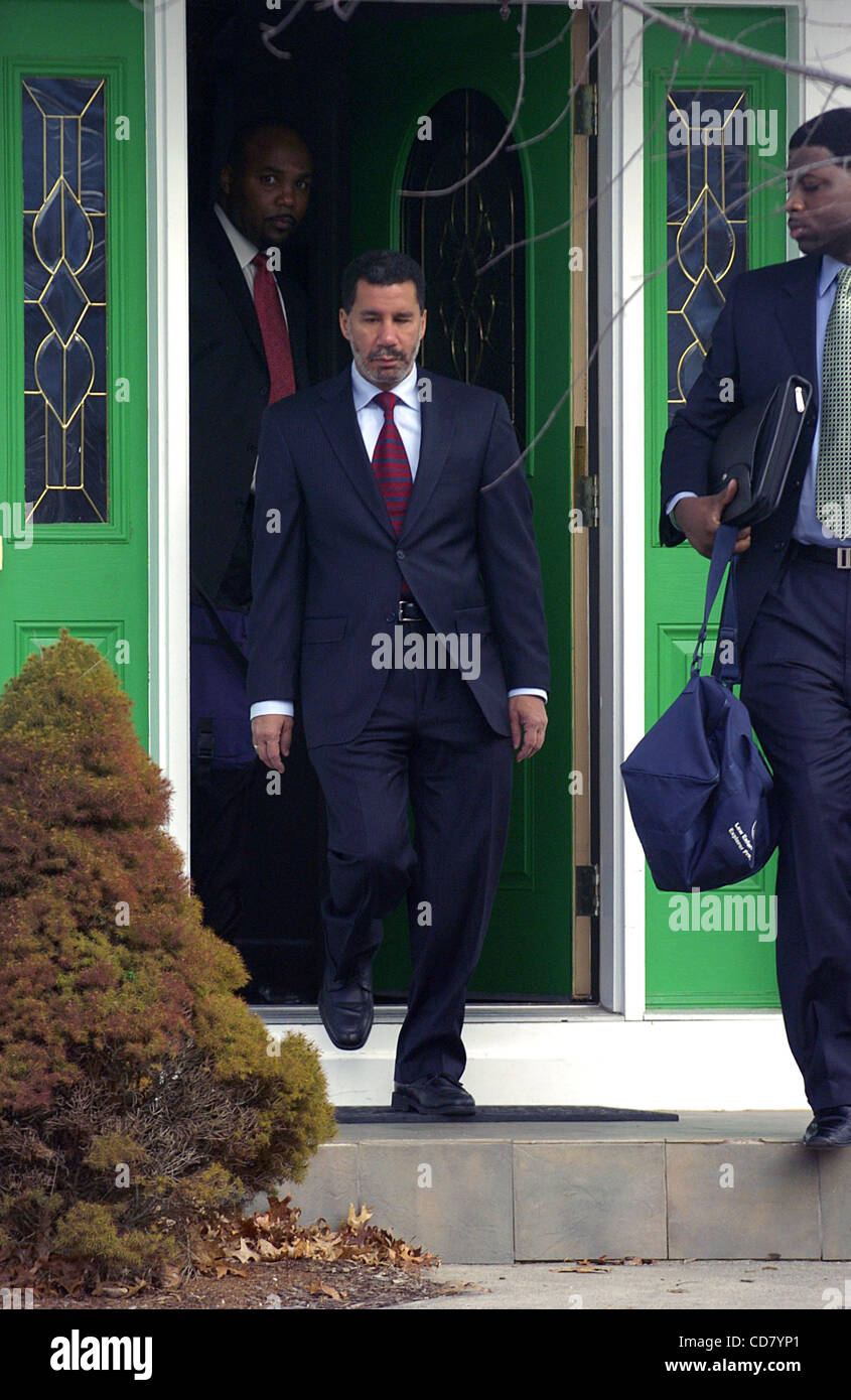 Lt. Governor David Patterson leaves his home at 102 Timothy Lane in ...