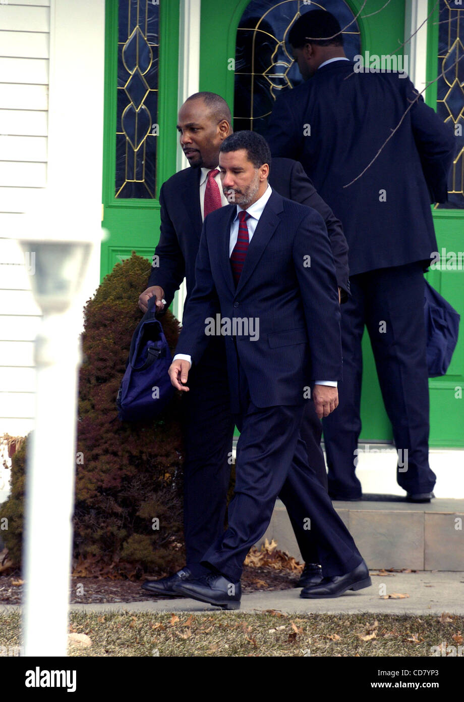 Lt. Governor David Patterson leaves his home at 102 Timothy Lane in ...