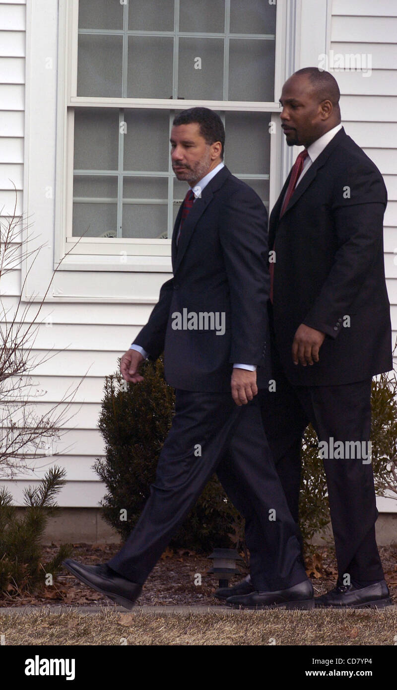 Lt. Governor David Patterson leaves his home at 102 Timothy Lane in ...