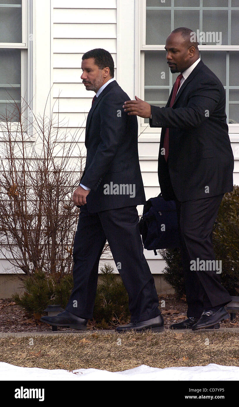 Lt. Governor David Patterson leaves his home at 102 Timothy Lane in ...