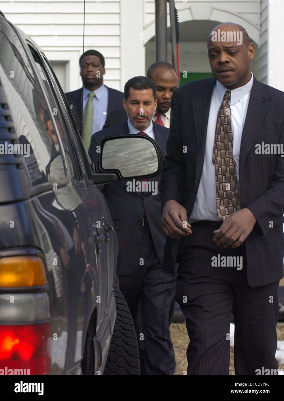 Lt. Governor David Patterson leaves his home at 102 Timothy Lane in ...