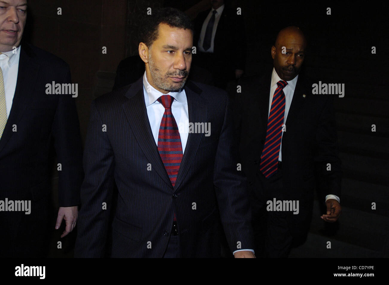 Lt. Governor David Paterson arrives to speak in a press conference in ...