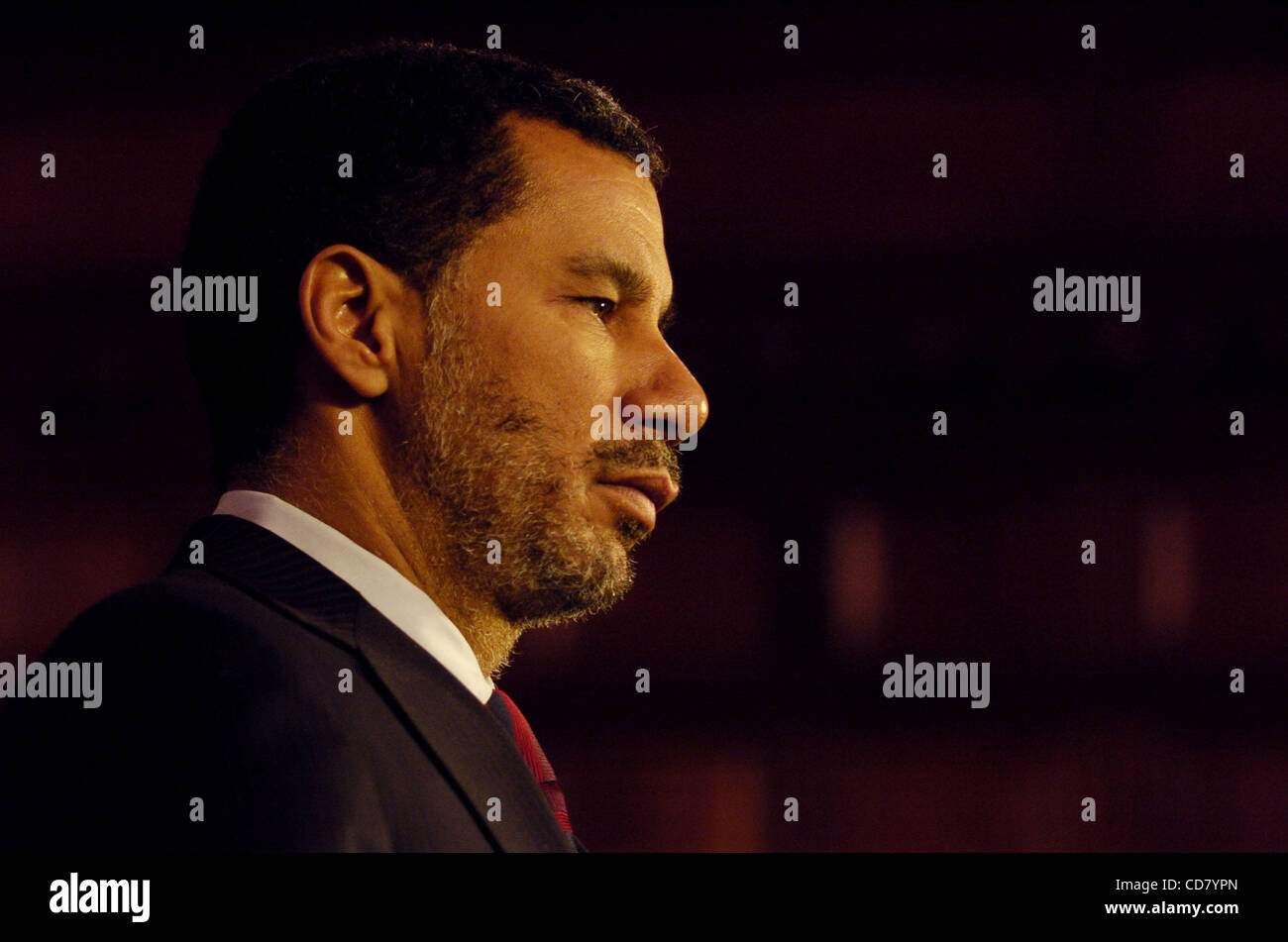 Lt. Governor David Paterson speaks in a press conference in the Red ...