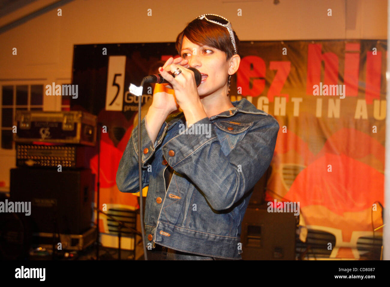 Dragonette performing at Perez Hilton's One night in Austin at The Palm ...