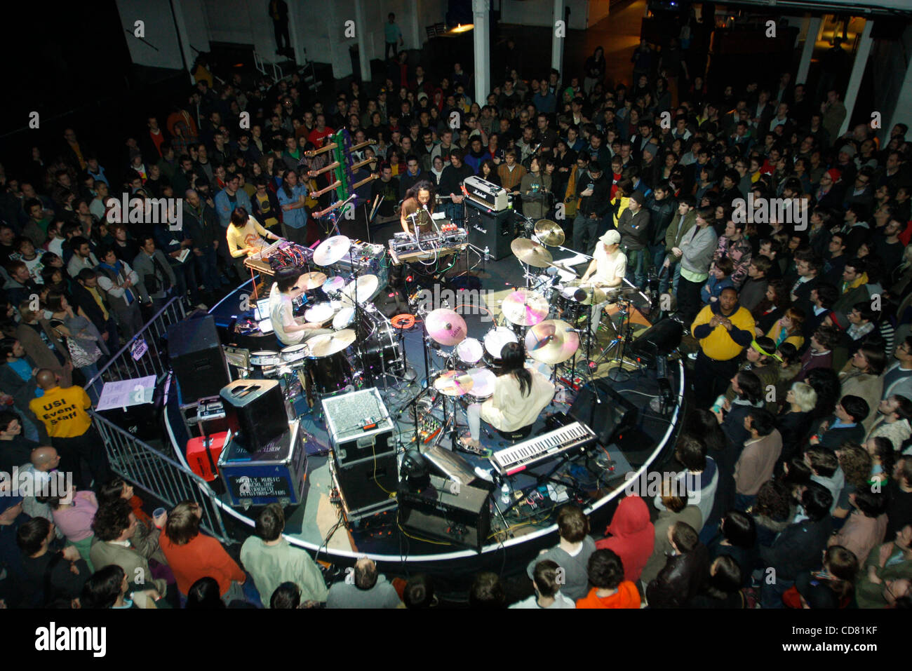 Boredoms performing at Terminal 5 on March 30, 2008. Yamantaka Eye real ...