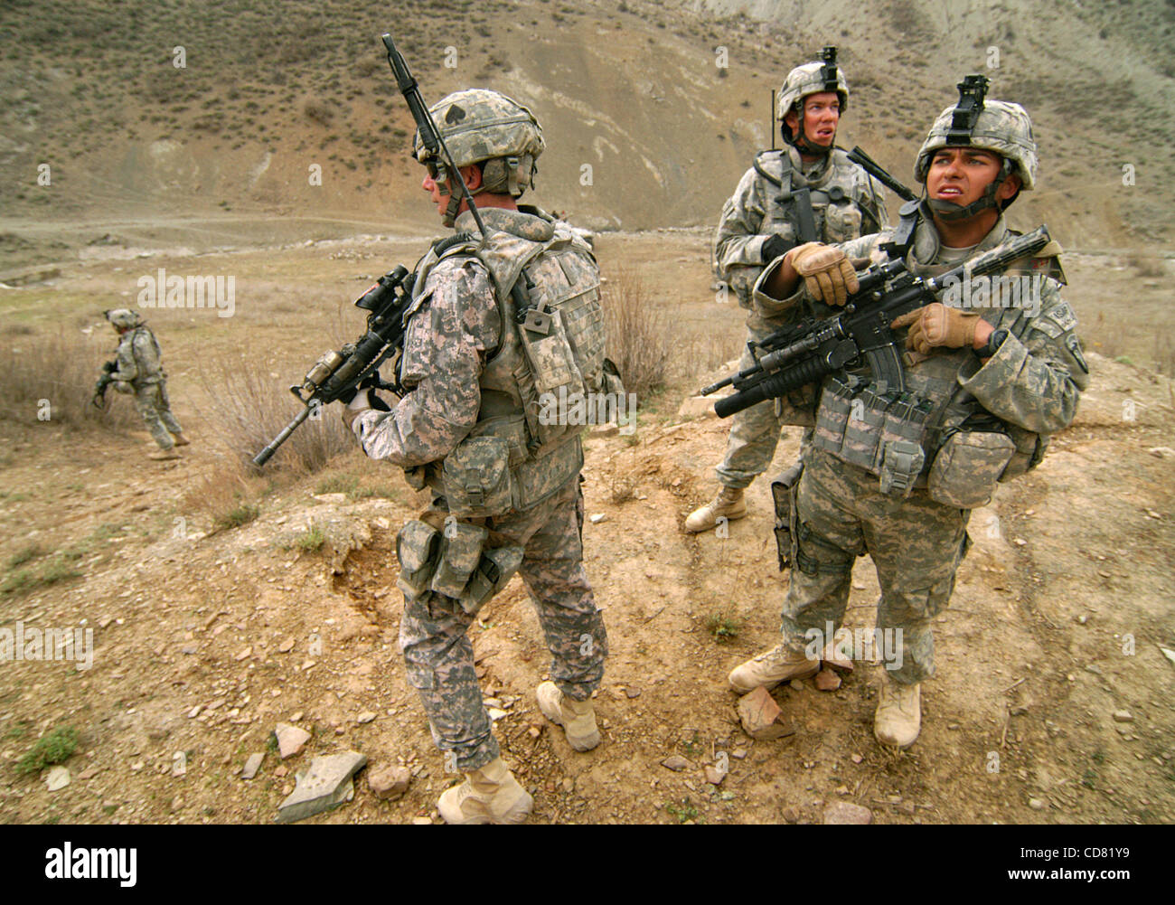Apr 02, 2008 - Paktya Province, Afghanistan - Soldiers of Charlie ...