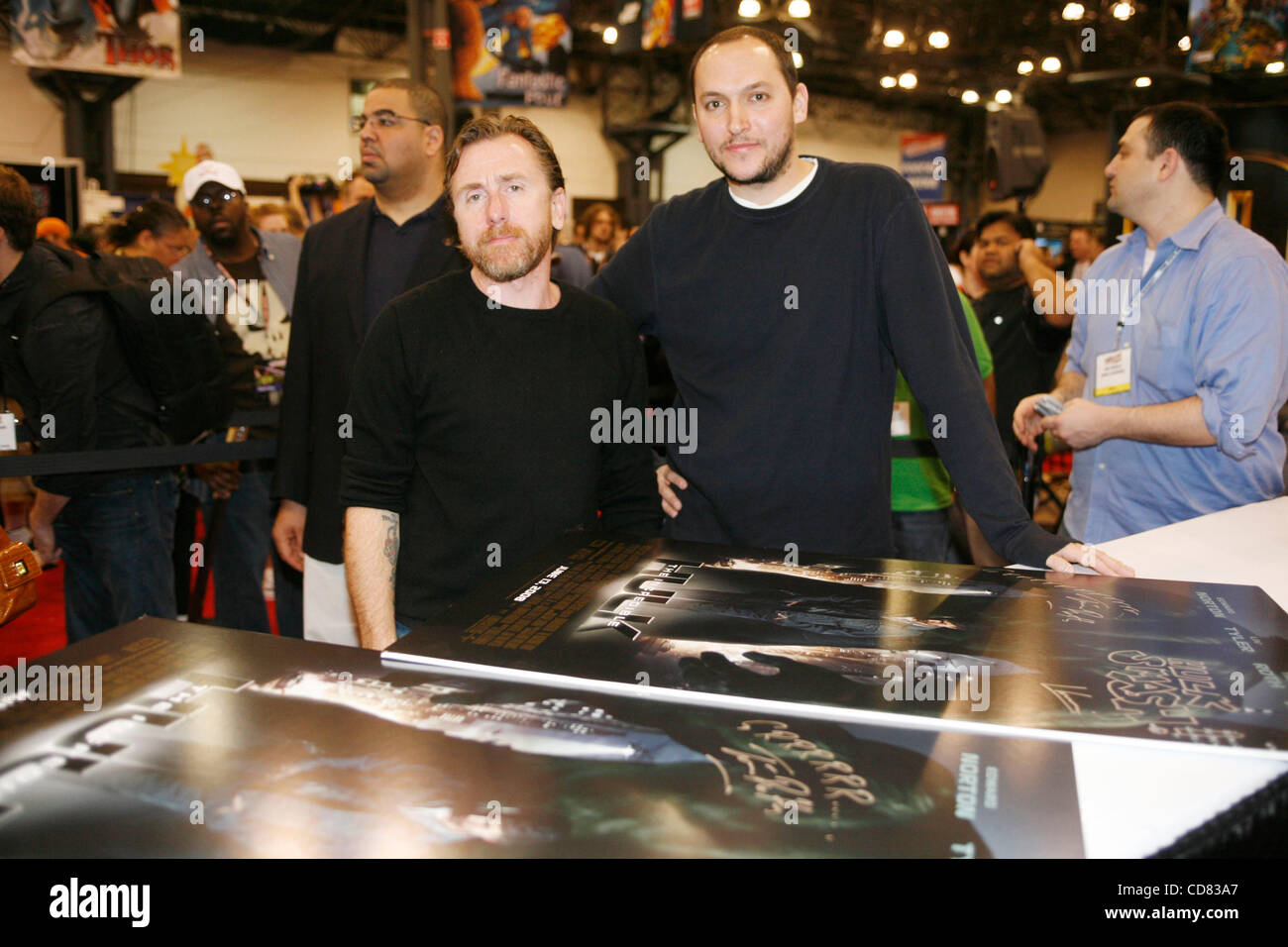 Director of "The Incredible Hulk", Louis Leterrier and actor Tim Roth ...