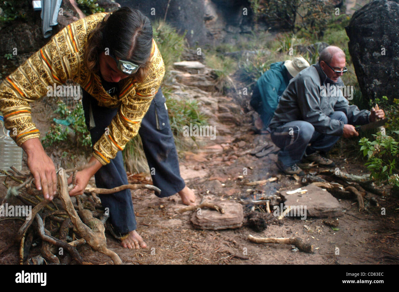 Apr 21, 2008 - Canaima, Venezuela - After reaching their camp on the ...