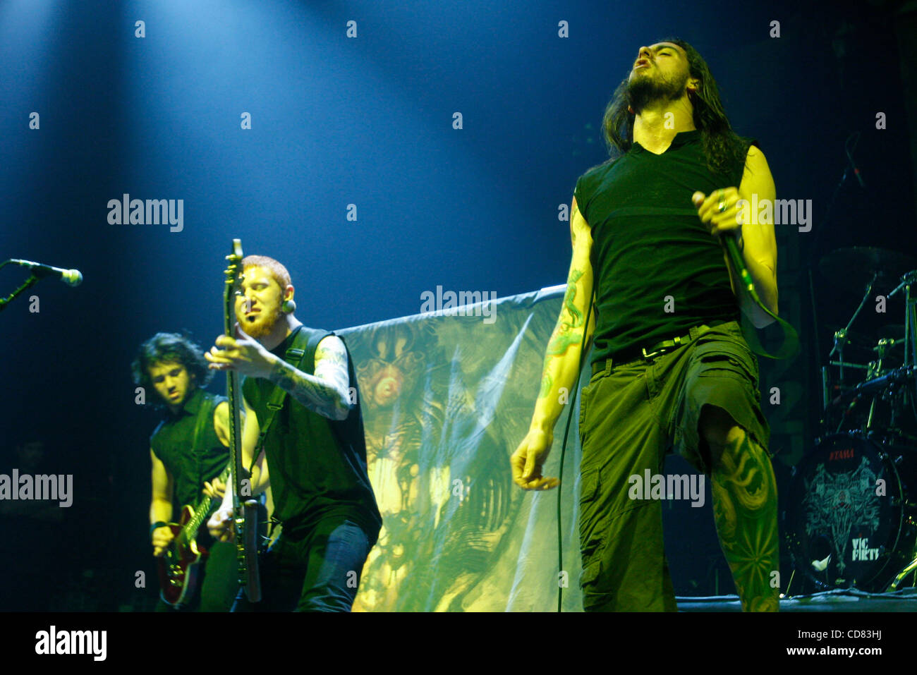 Job for a Cowboy performing at The Hammerstein Ballroom during ...