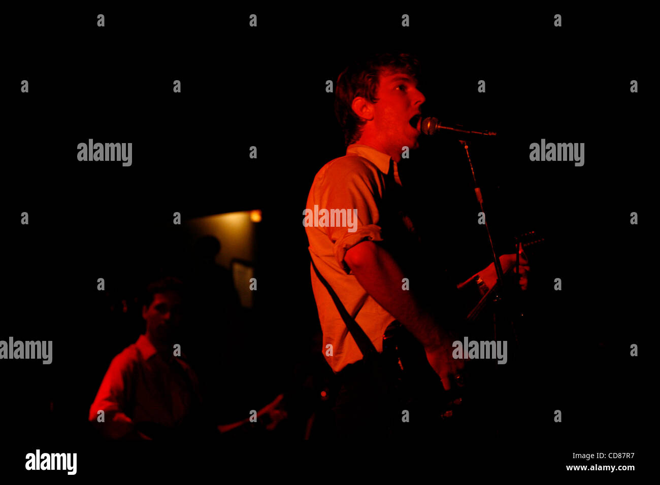 The Walkmen performing at The Bowery Ballroom on August 18, 2008 ...