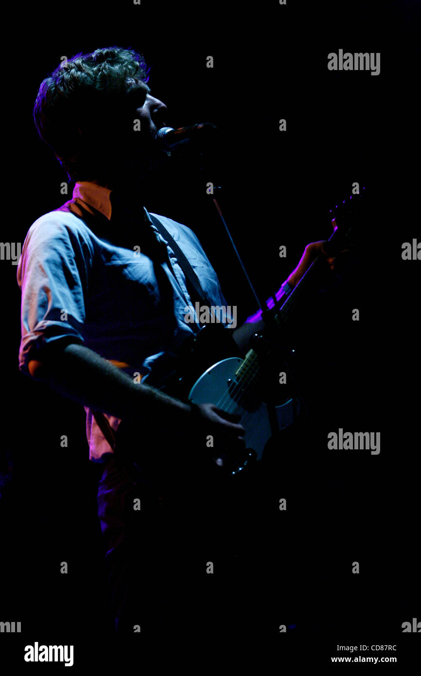 The Walkmen performing at The Bowery Ballroom on August 18, 2008 ...