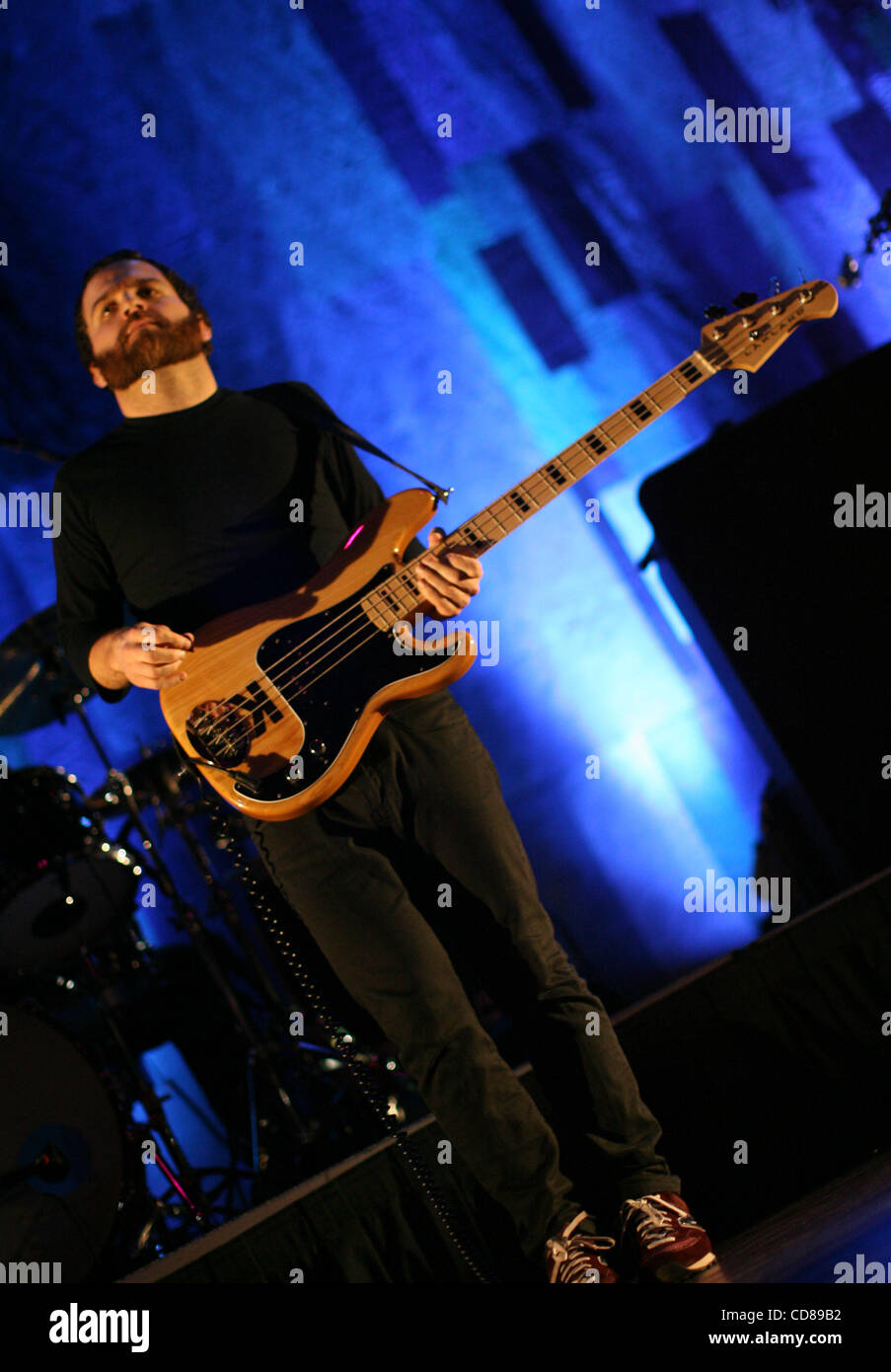 Oct 06, 2008 - Atlantic City, New Jersey, USA - Bassist NICK HARMER of ...