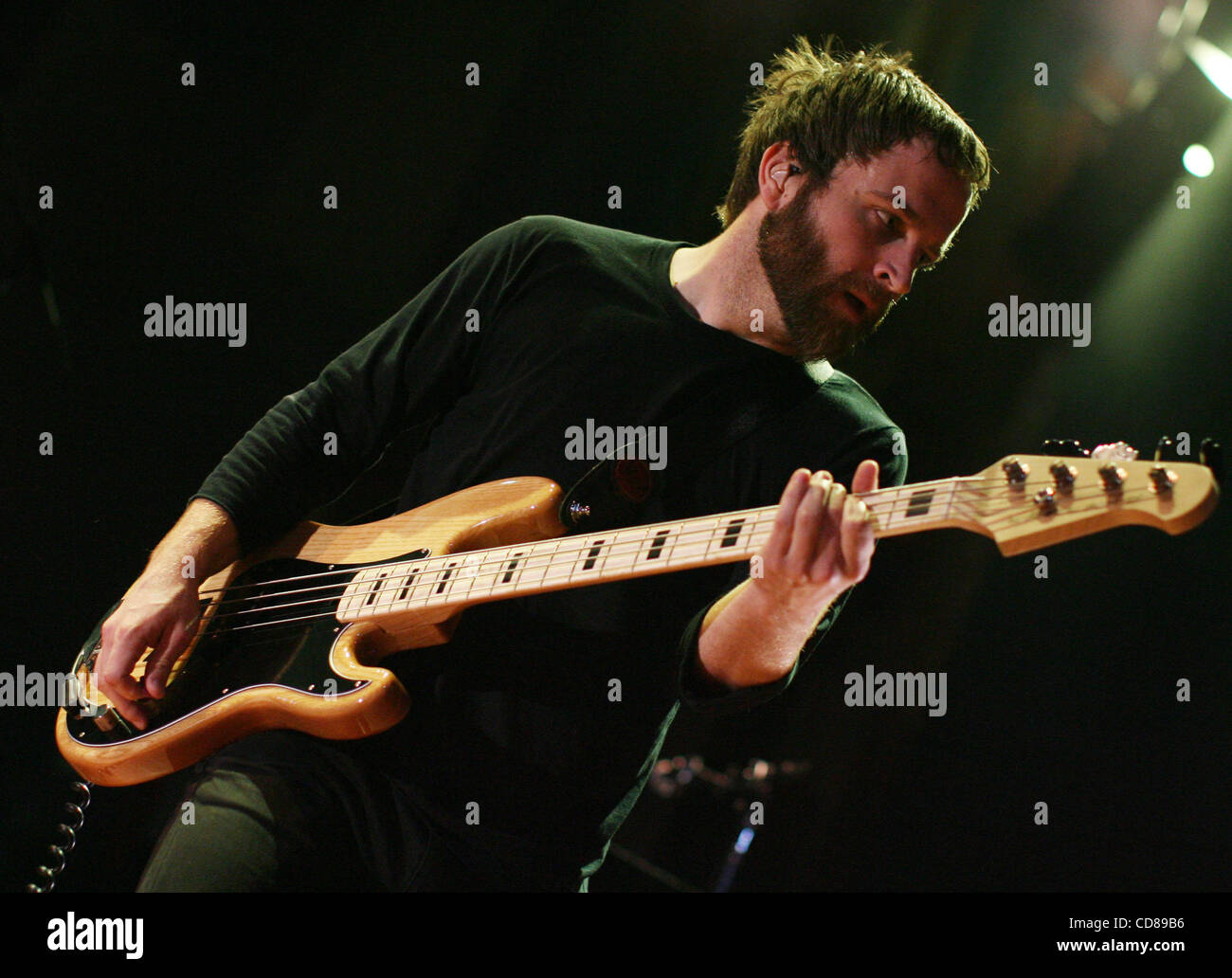 Oct 06, 2008 - Atlantic City, New Jersey, USA - Bassist NICK HARMER of ...