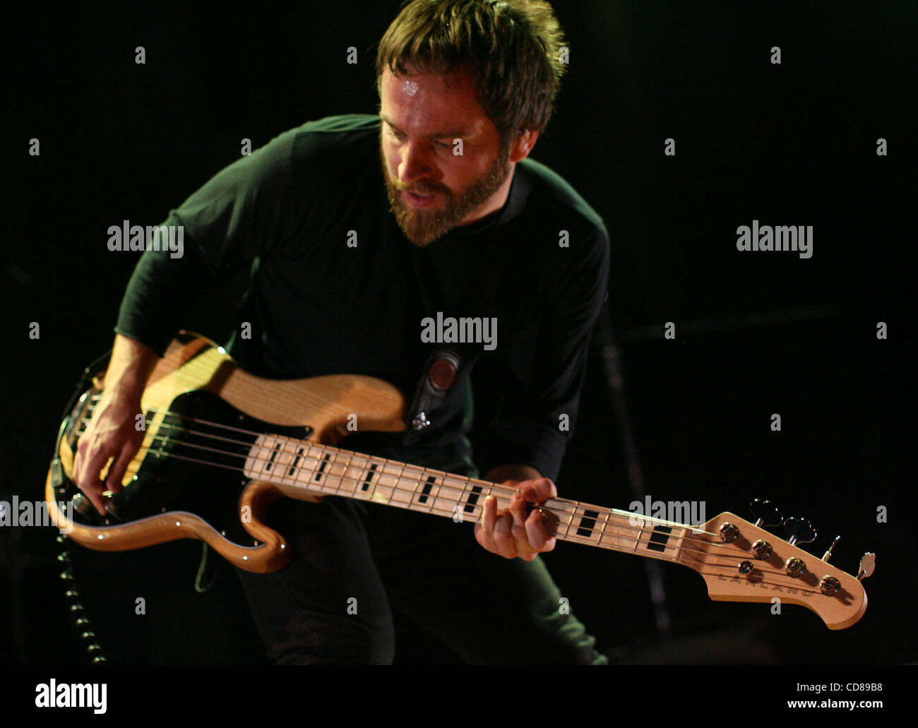Oct 06, 2008 - Atlantic City, New Jersey, USA - Bassist NICK HARMER of ...