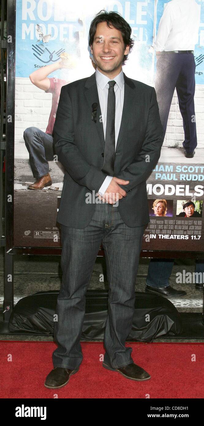 Oct 22, 2008 - Los Angeles, California, USA - Actor PAUL RUDD at the ...