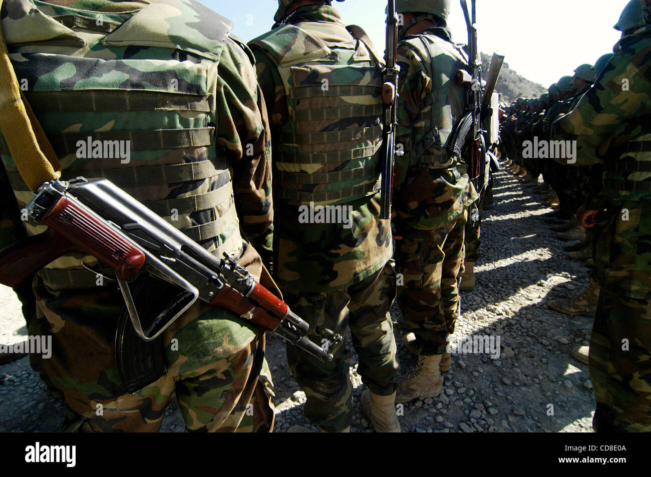 Oct 24, 2008 - Paktya, Afghanastan - Afghan soldiers at Combat Outpost ...