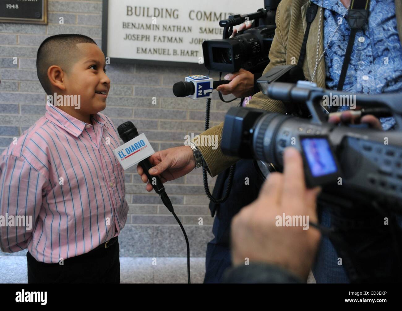 Oct 27, 2008 - Manhattan, New York, USA - Digna and Victor's son JHAN ...