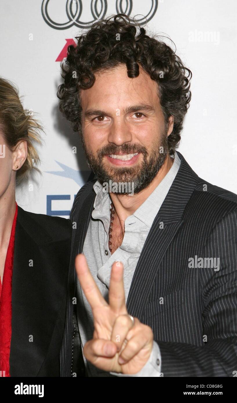 Nov 03, 2008 - Los Angeles, California, USA - Actor MARK RUFFALO at the ...