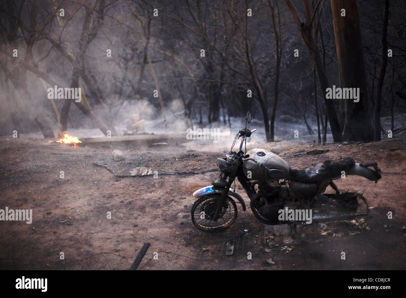 Nov 14, 2008 - Montecito, California, USA - A scene of the aftermath ...