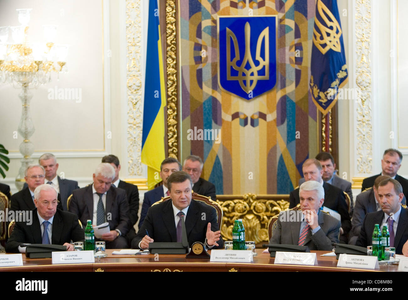 Ukrainian Committee for Economic Reforms Session in Kyiv. Pictured: l-r ...