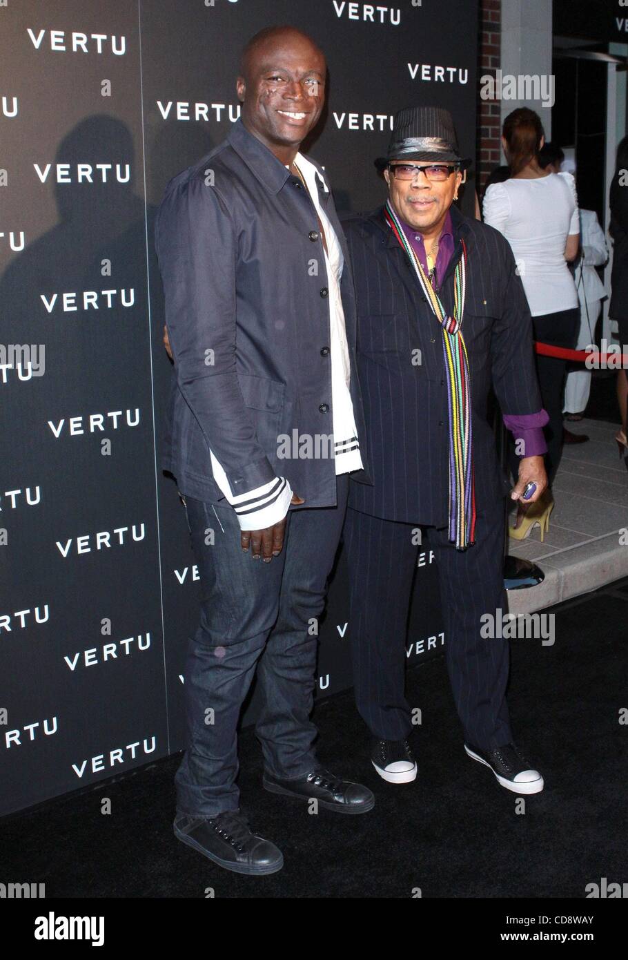 Jun. 09, 2010 - Los Angeles, California, U.S. - Seal and Quincy Jones ...