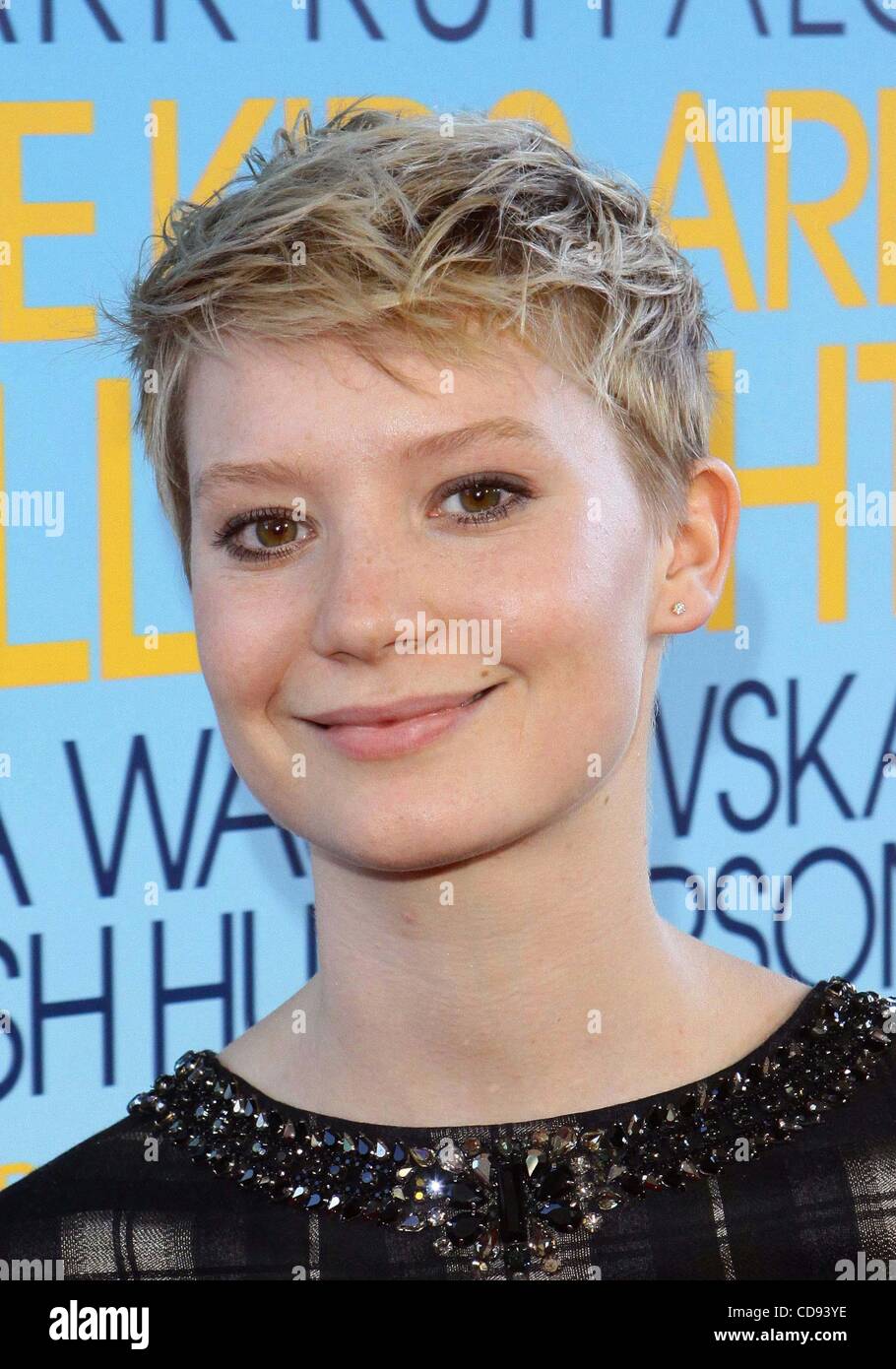 June 17, 2010 - Los Angeles, California, U.S. - Mia Wasikowska .''The Kids Are All Right ...