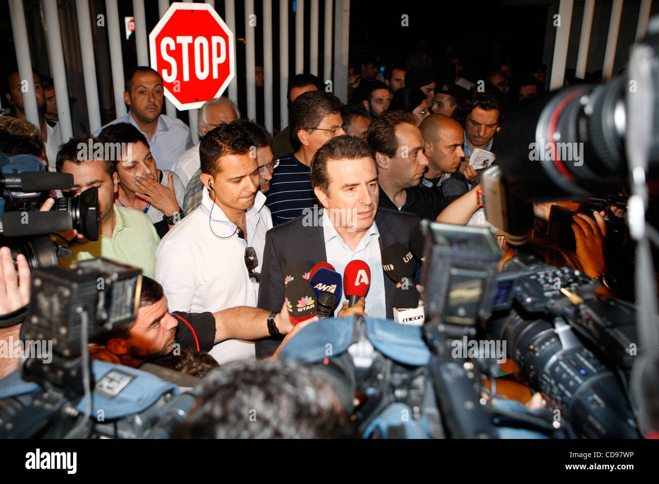 June 24, 2010 - Athens, Greece - Georgios Chrisohoidis (Minister of ...