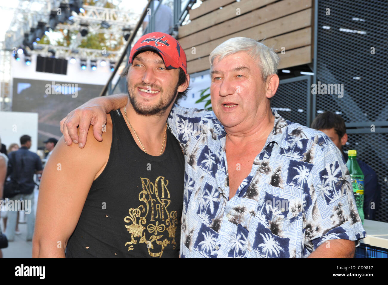 Washington Capitals player Alex Ovechkin (l)with his father Mikhail ... Washington Capitals player Alex Ovechkin (l)with his father Mikhail ...