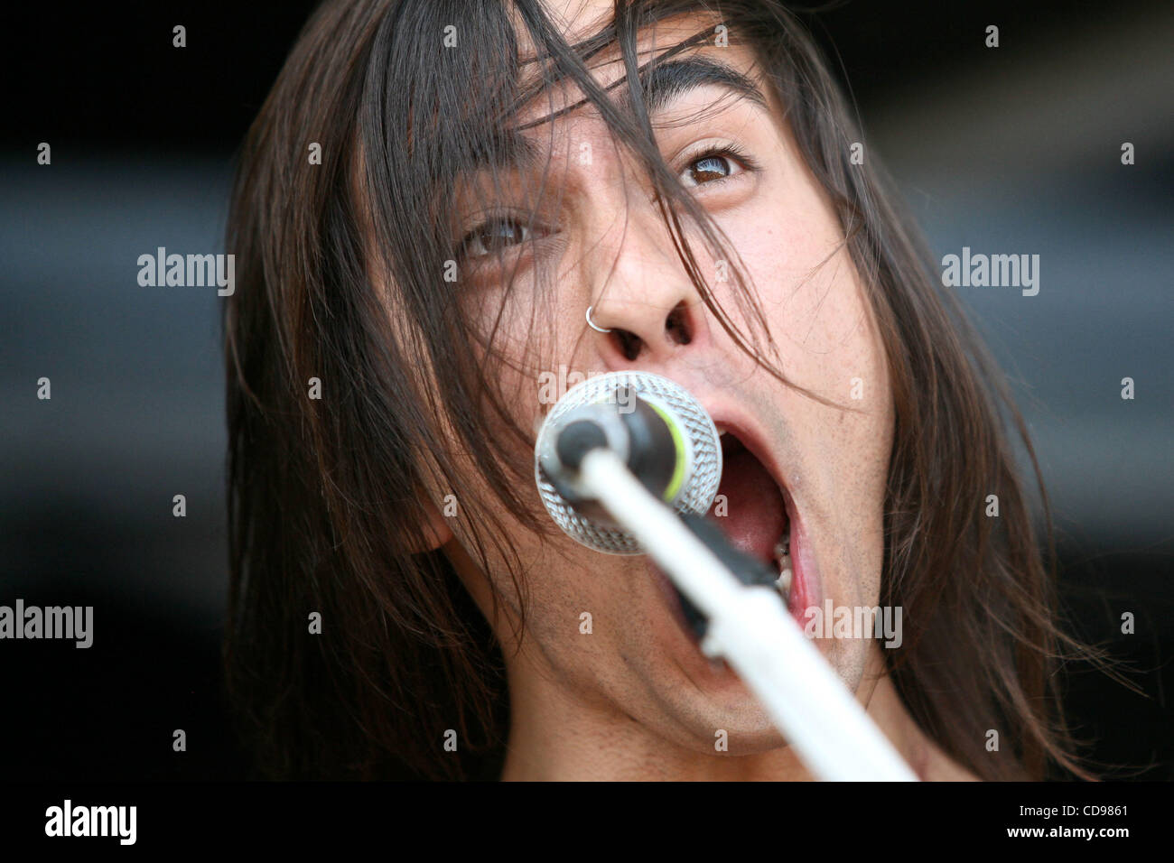 PIERCE THE VEIL performed on the Altec Lansing stage. Warped Tour 2010 ...