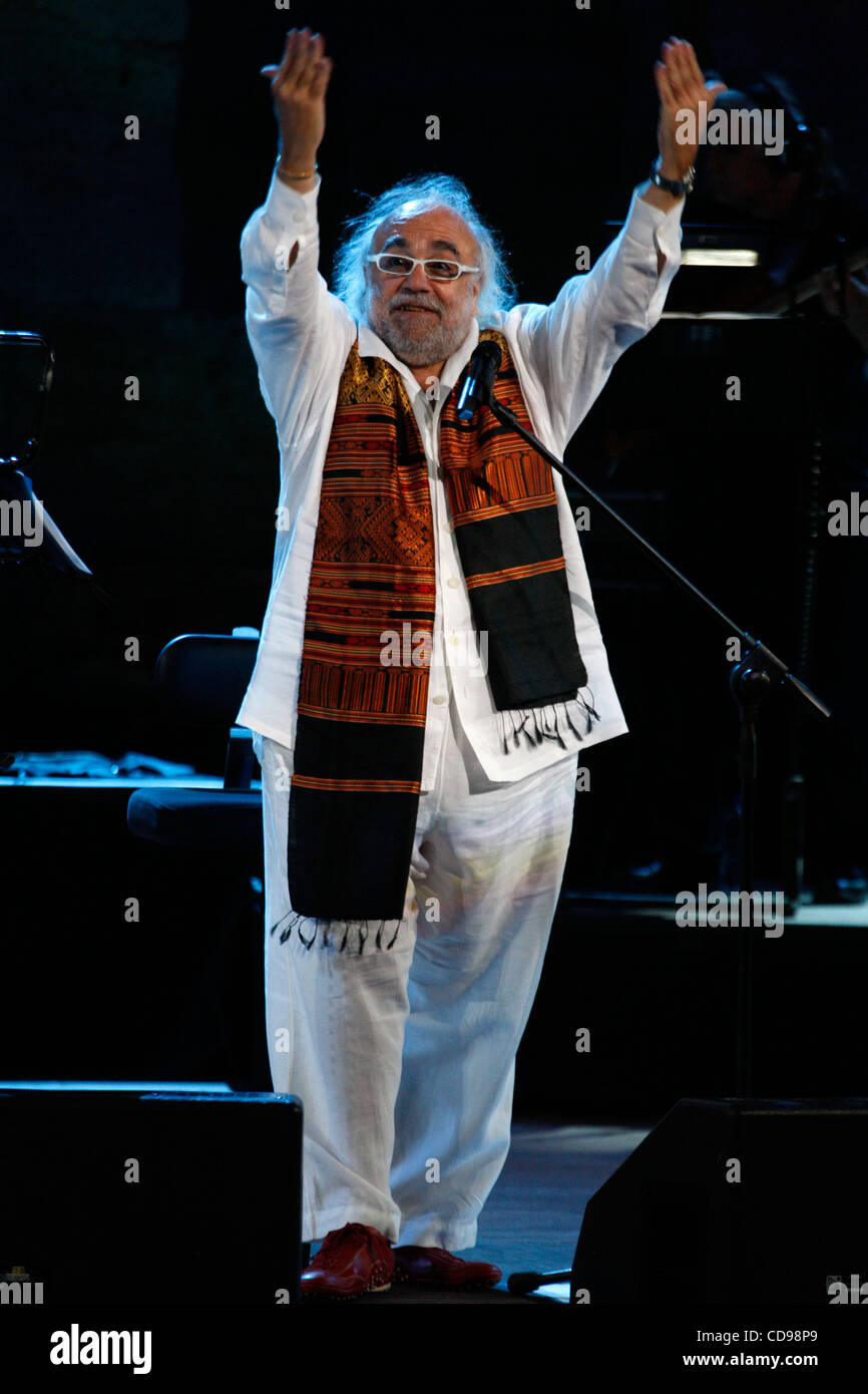 June 25, 2010 - Athens, Greece - Singer DEMIS ROUSSOS live at the Roman ...