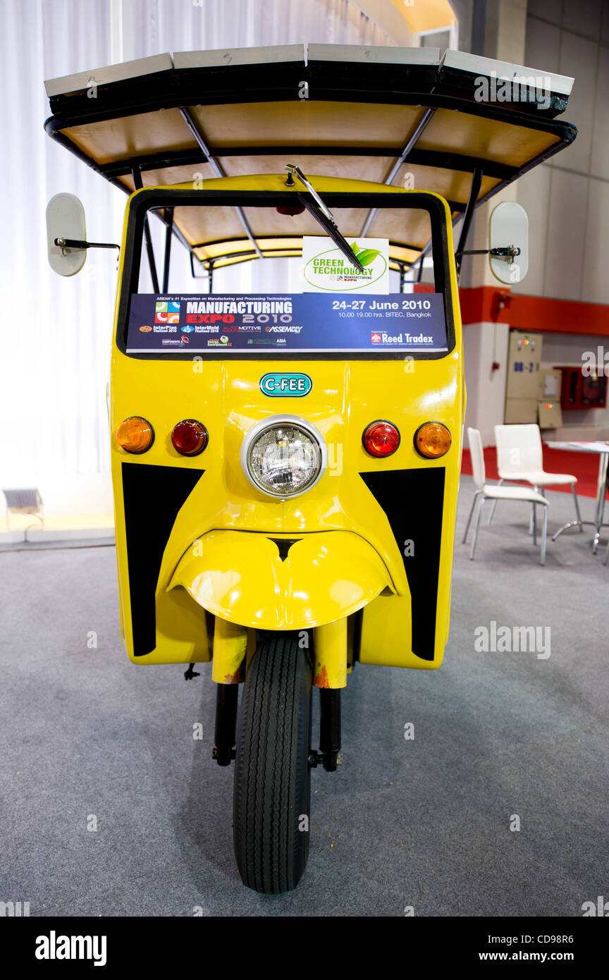 June 25, 2010 - Bangkok, Thailand - Thailand 1st solar powered auto ...