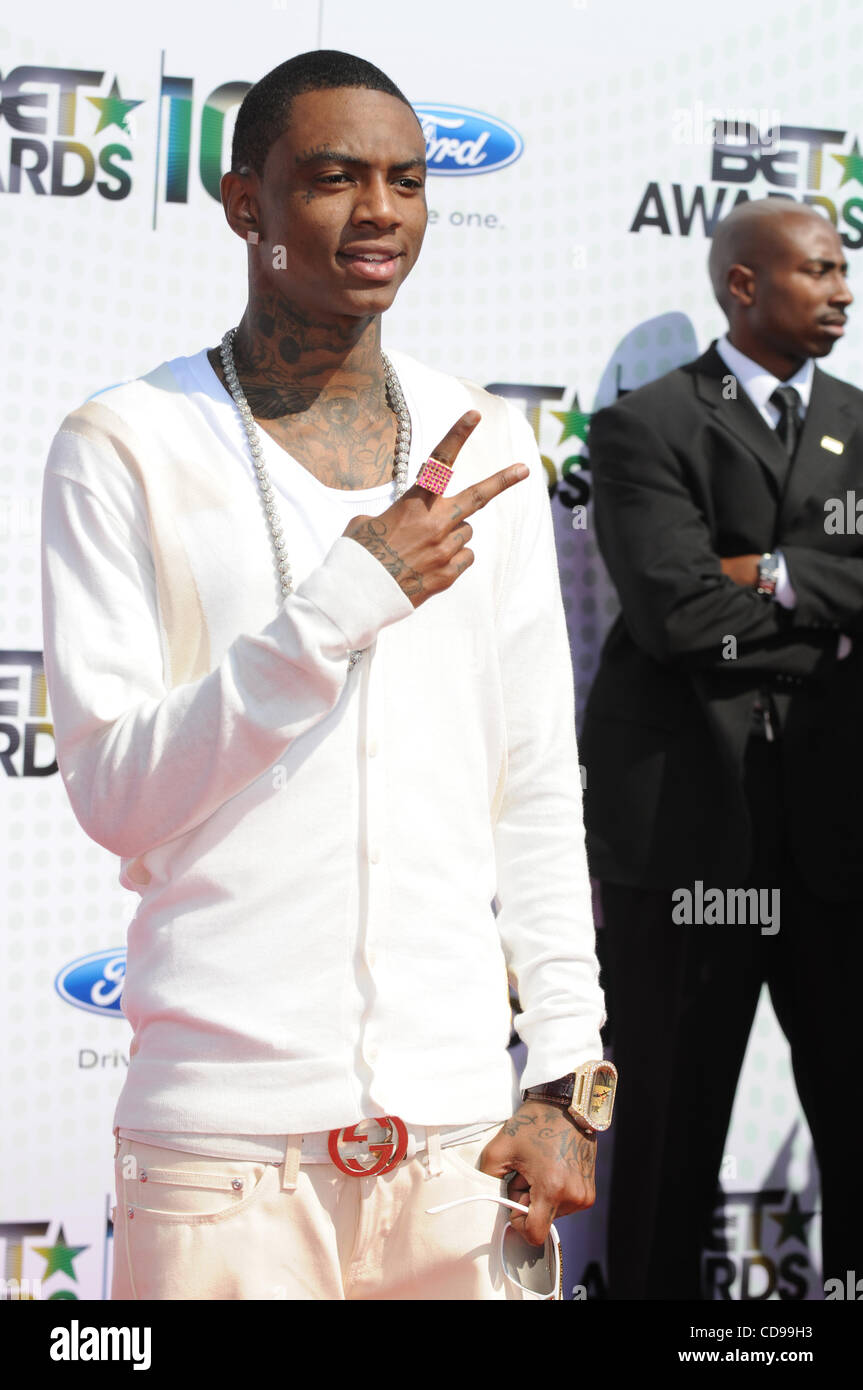 Jun 27, 2010 - Los Angeles, California, USA - Singer SOULJA BOY arrives ...