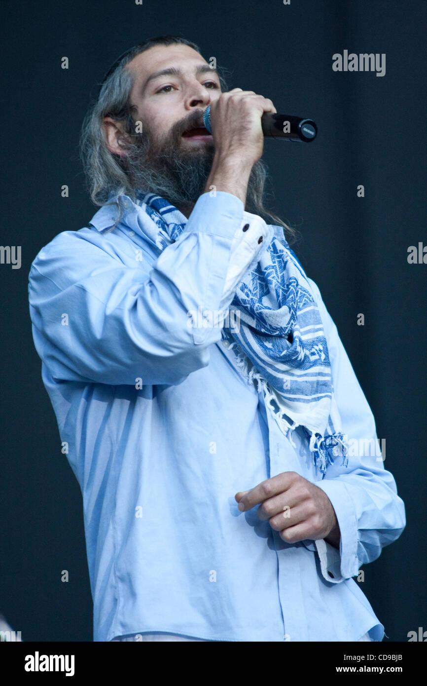 American Hasidic Jewish reggae musician Matisyahu (Matthew Paul Miller ...
