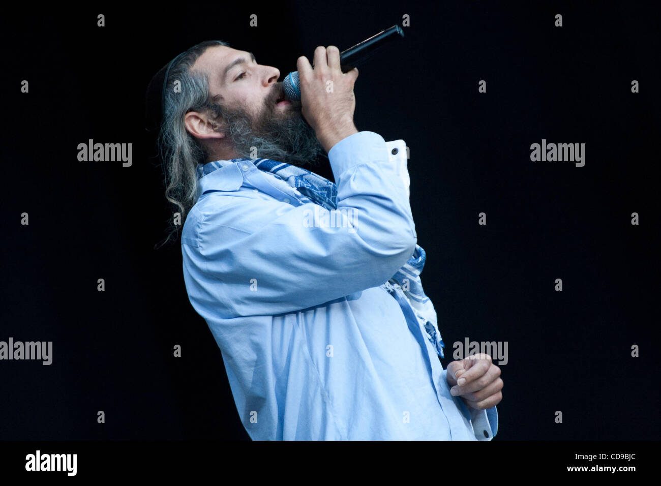American Hasidic Jewish reggae musician Matisyahu (Matthew Paul Miller ...