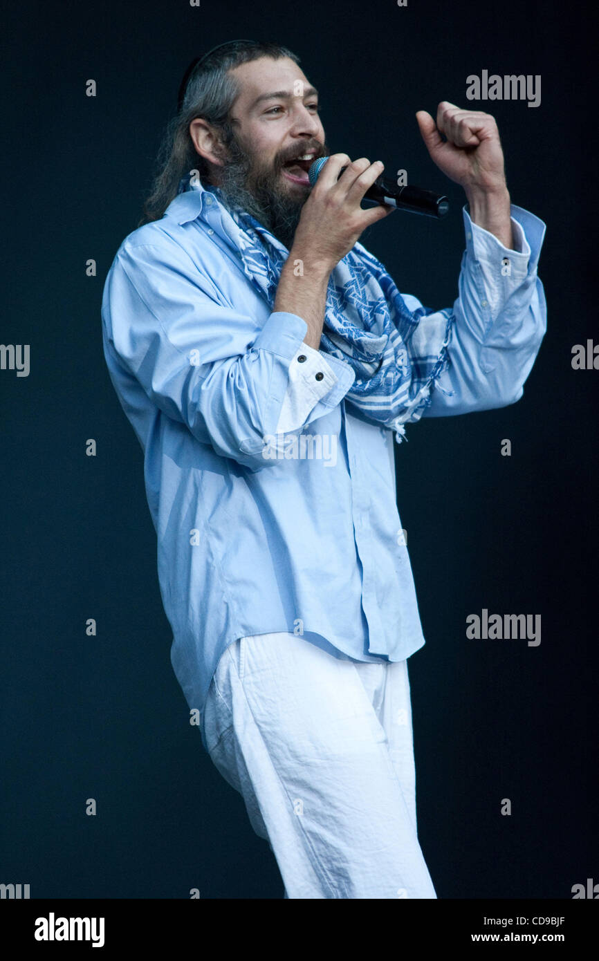 American Hasidic Jewish reggae musician Matisyahu (Matthew Paul Miller ...