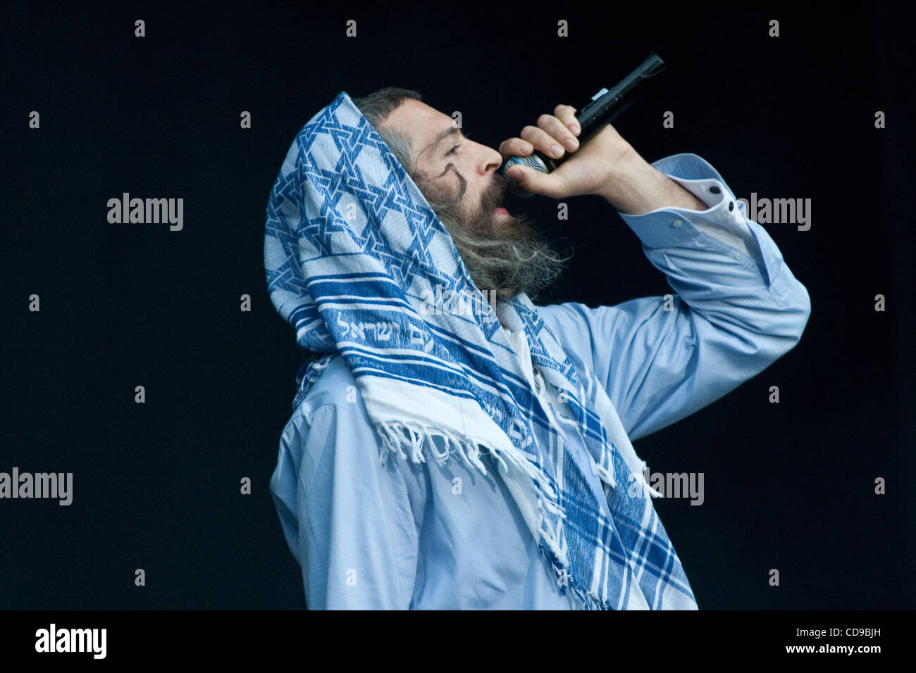 American Hasidic Jewish reggae musician Matisyahu (Matthew Paul Miller ...